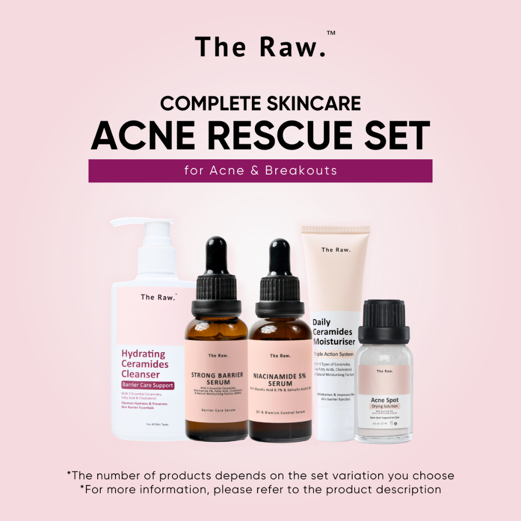 The Raw. Acne Rescue Set - for Acne & Breakouts | Shopee Malaysia