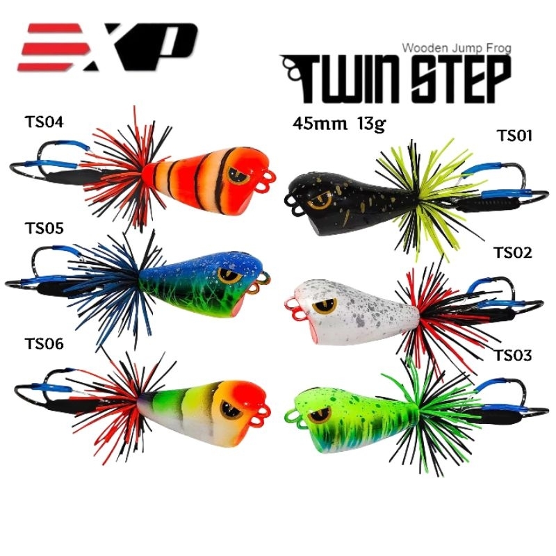 EXP TWINSTEP JUMP FROG (WOOD) 45MM/13G | Shopee Malaysia