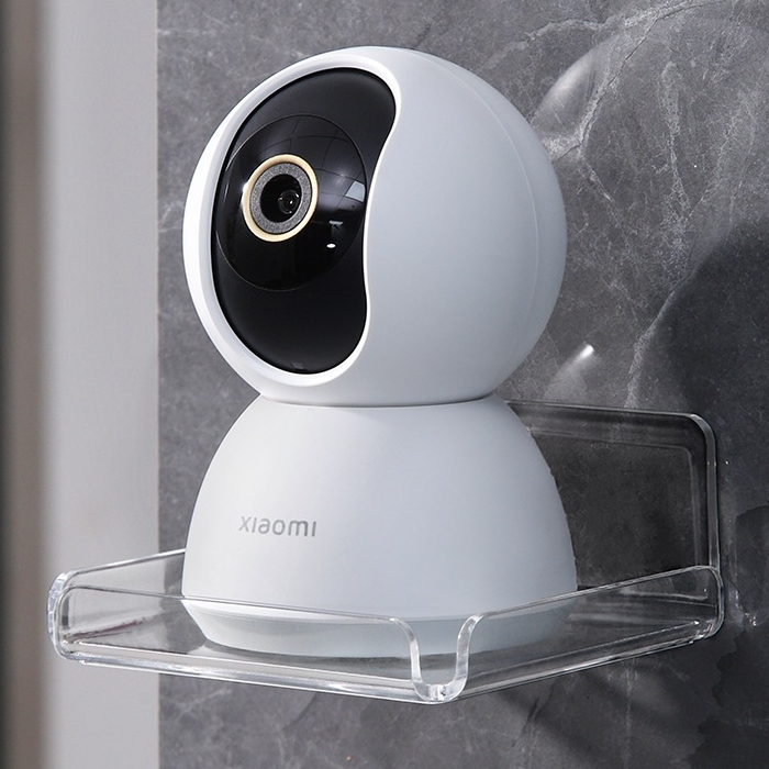 Bathroom Kitchen Living Room Shelf No Punching Monitoring Bracket Wall ...