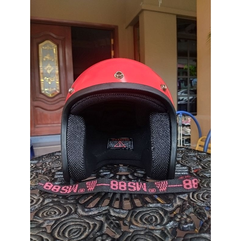 HELMET MS88(used) + NEW PADDING CUSTOM | Shopee Malaysia