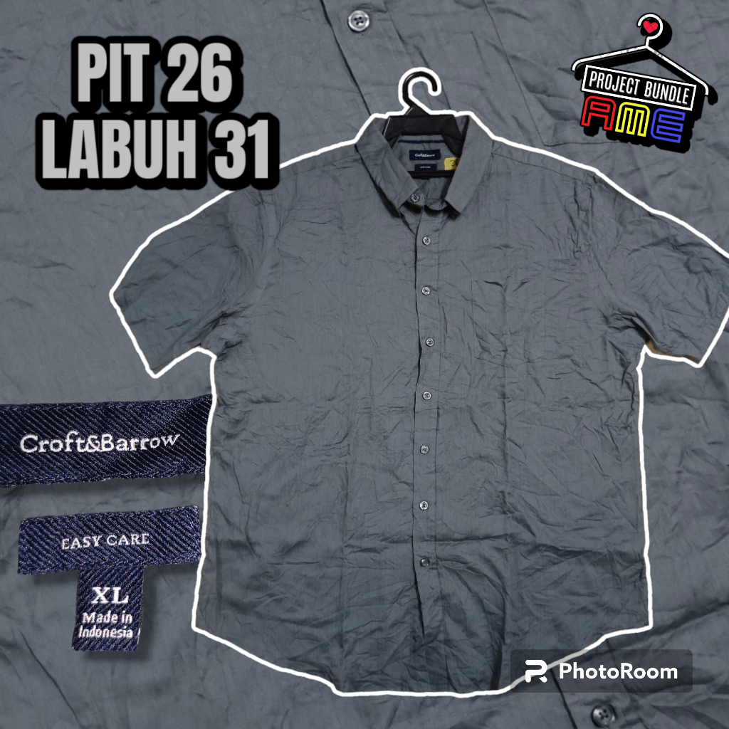 Kemeja Shirt Bigsize Oversize 2XL (Pit 26 Ukuran Dada 52 inch) | Shopee ...