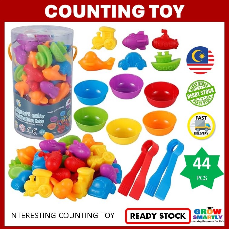 Rainbow Counting Toys Montessori Toys Educational Toy for Kid 3 year ...