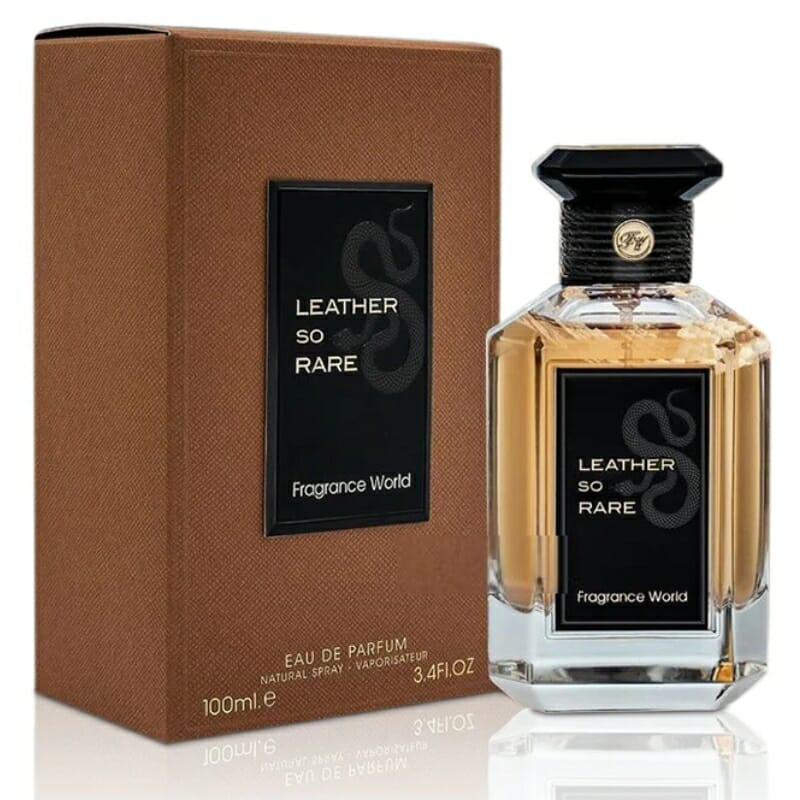 100% Original, Leather So Rare Eau De Parfum by Fragrance World EDP ...