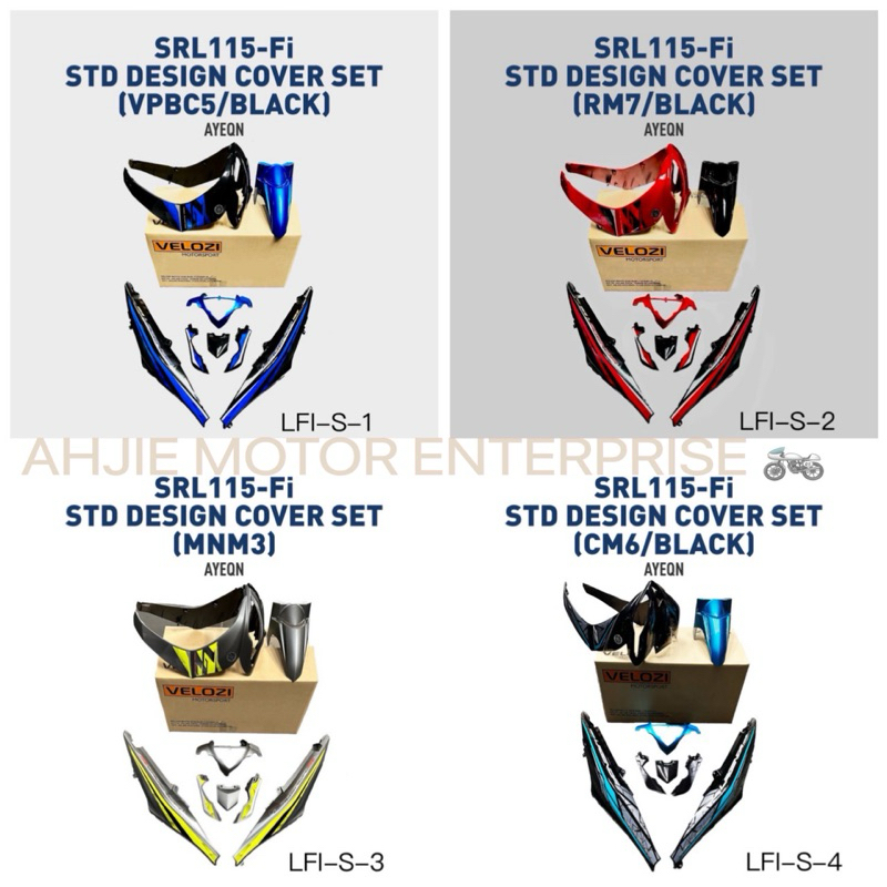 SRL115 FI BODY COVER SET (STD 2022) | Shopee Malaysia