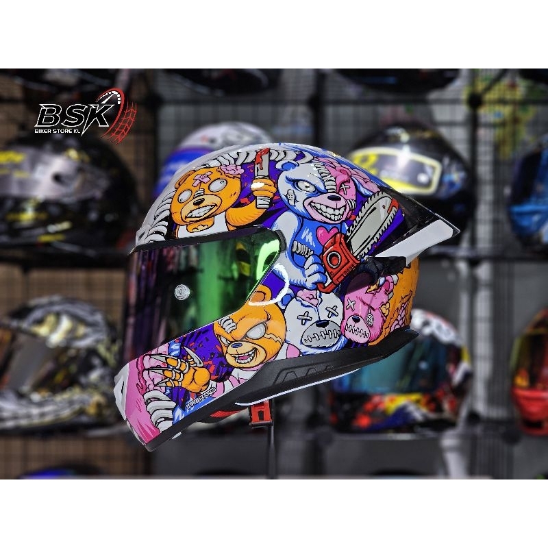Original GSB S-361GT Gore Bears Full Face Helmet | Shopee Malaysia