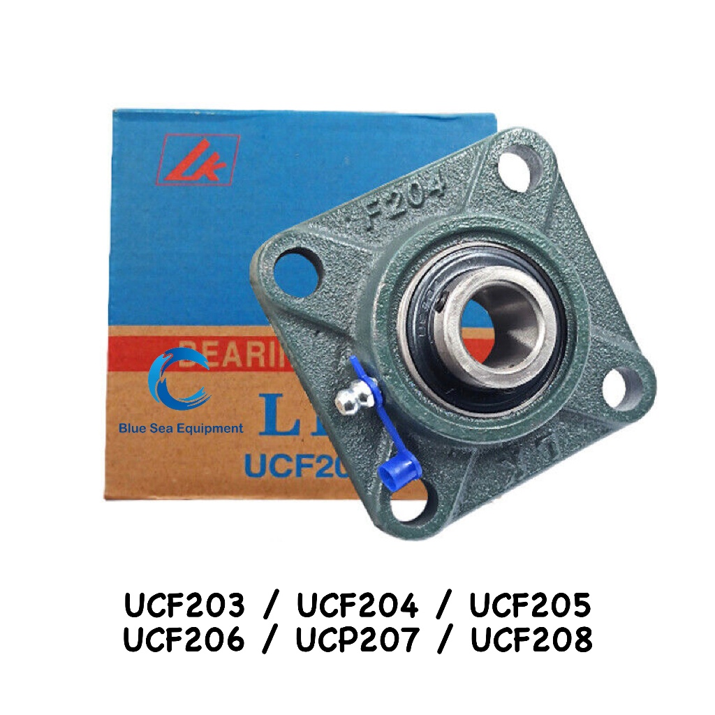 UCF MM Size Cast Iron Pillow Block Bearing UCF203 / UCF204 / UCF205 / UCF206 / UCF207 / UCP208 ...