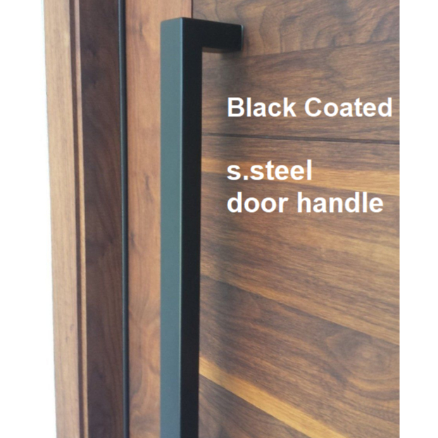 Door Handle High Quanlity [Black] ShowerRoom Office Shop for Glass/Wood ...