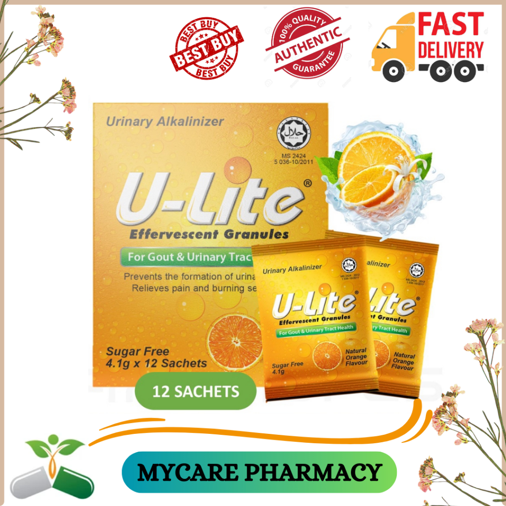 [READY STOCK ] U-LITE EFFERVESCENT GRANULES 4.1G X12S [FOR GOUT & URIC ...