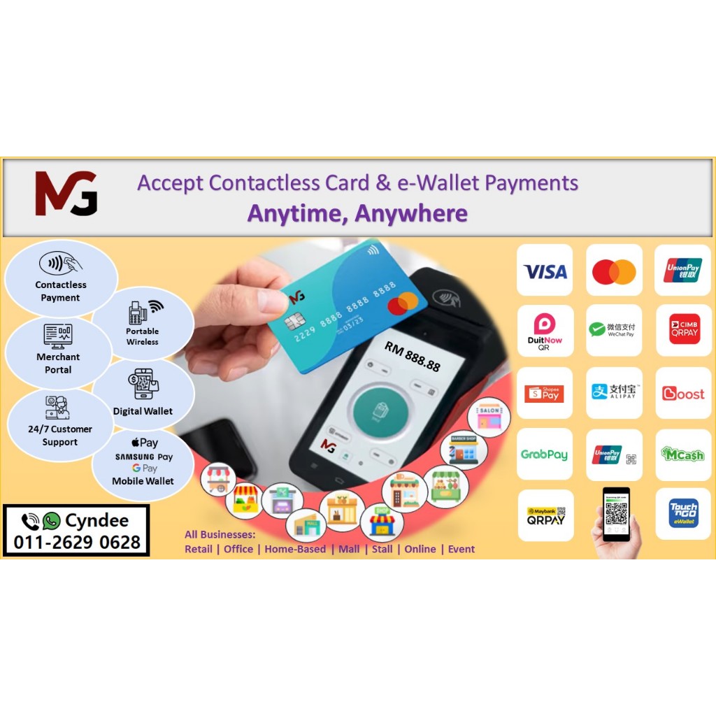 All-in-one Mesin Urusniaga - Kad Debit, Kad Kredit, E-wallets QR Pay ...