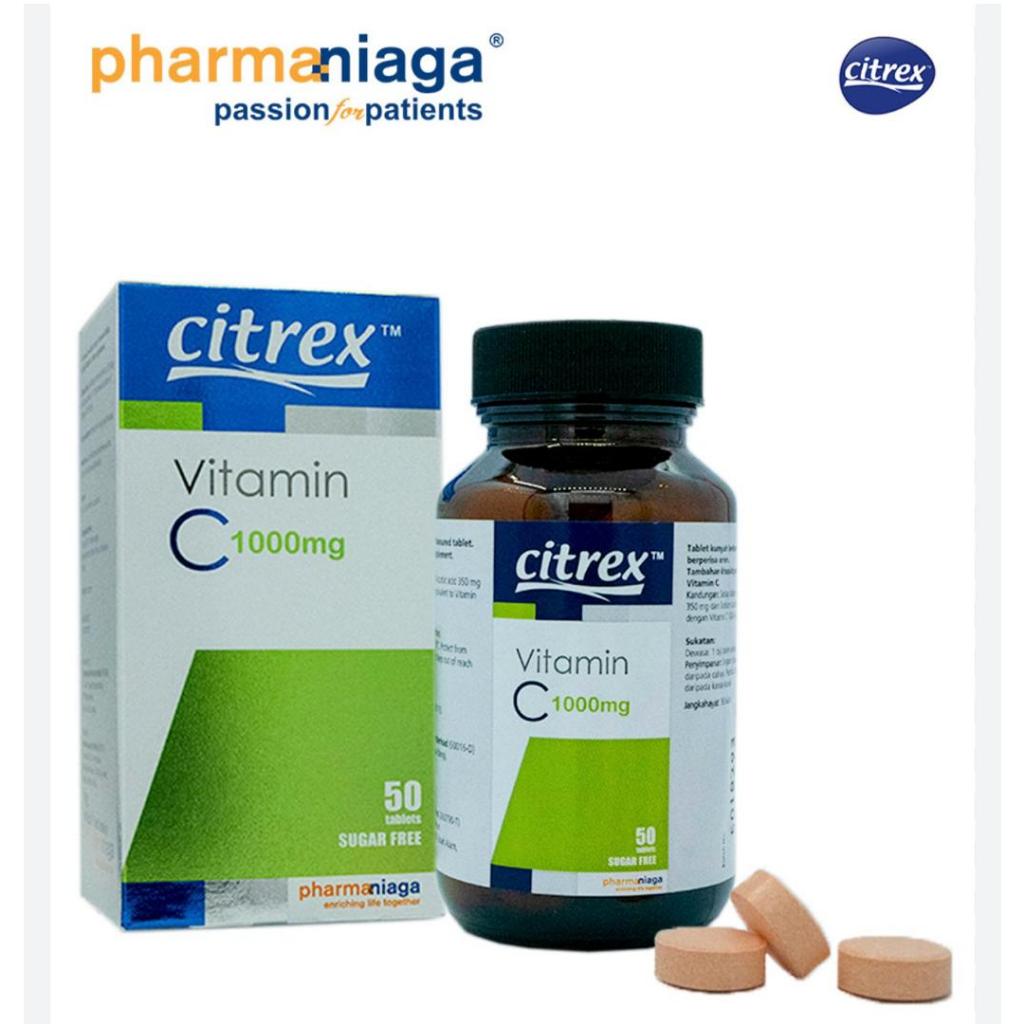CITREX VITAMIN C 1000MG 50 TABLETS - SUGAR FREE | Shopee Malaysia