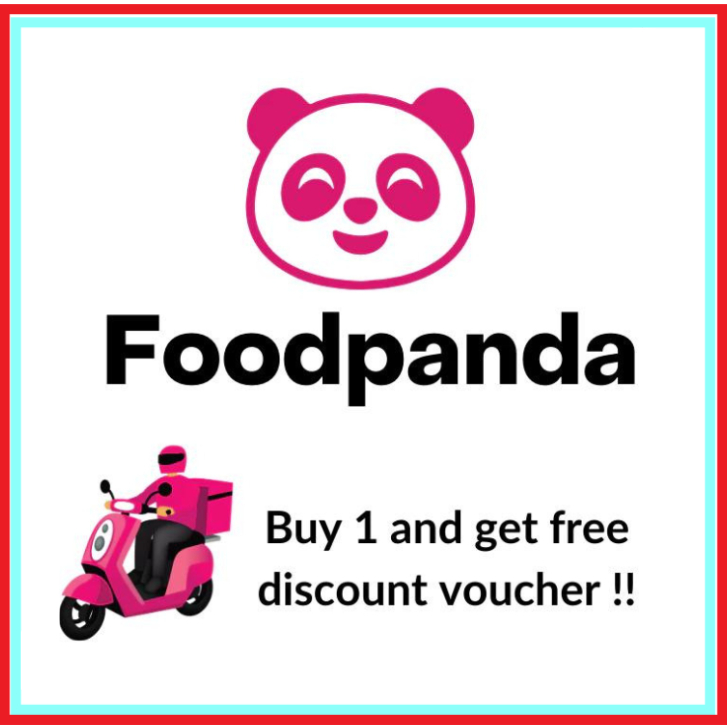 Foodpanda Cheap Voucher Sticker | Shopee Malaysia