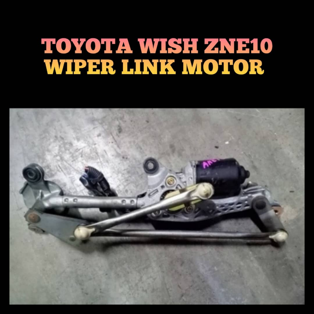 🇯🇵🇯🇵 Front Wiper Link Motor / Wiper Depan Toyota Wish Legend ZNE10 03 ...