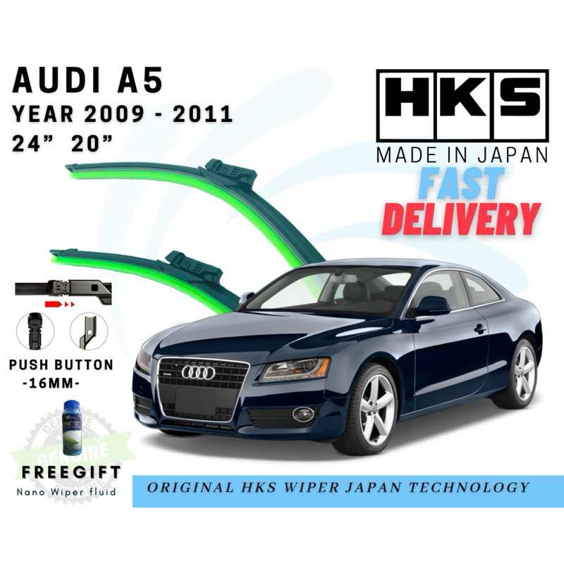 HAQ Silicone Wiper Japan Technology For Audi A5 (2009~2011) | Shopee Malaysia