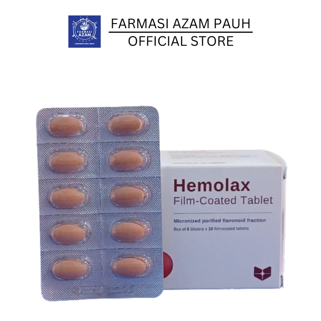 HEMOLAX FILM-COATED TABLET [melegakan buasir] | Shopee Malaysia