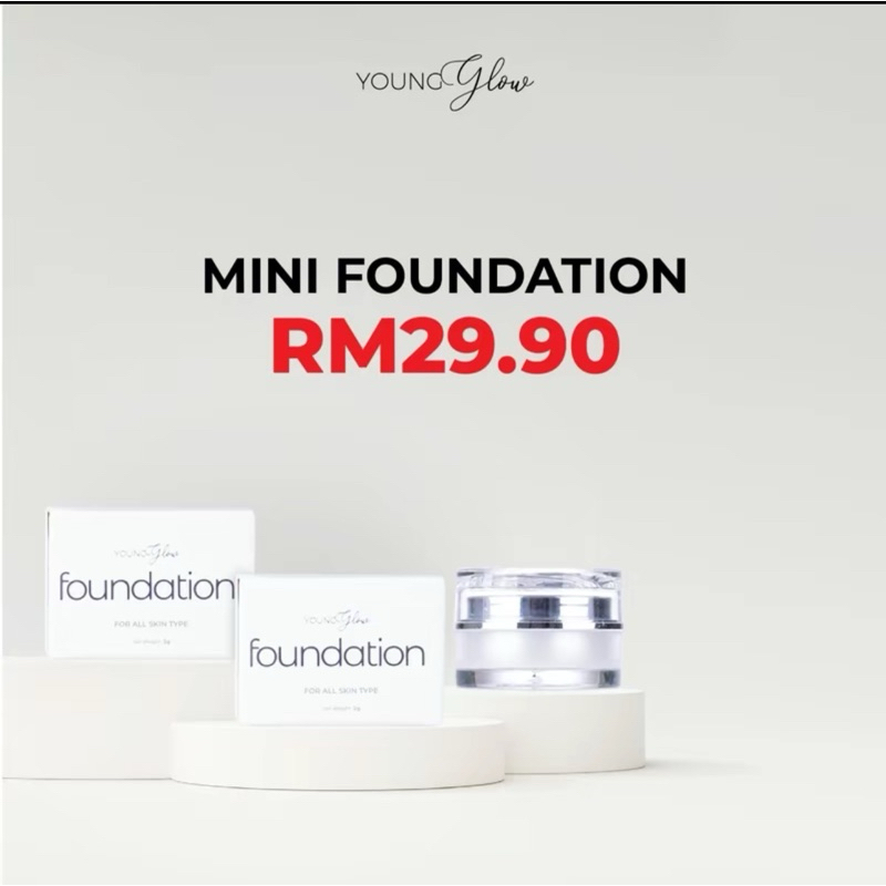 YOUNG AND GLOW MINI FOUNDATION | Shopee Malaysia