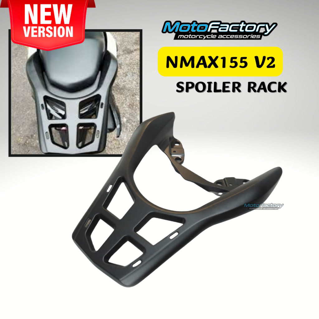 YAMAHA NMAX V2 NMAX 2020 NEW SPOILER RACK TANKER RACK REAR BOX BRACKET ...