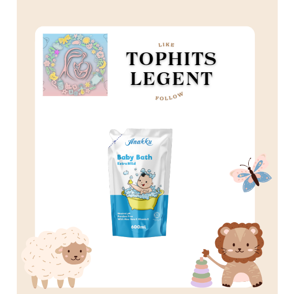 Anakku Baby Bath Refill Pack | Sabun Mandian Bayi Pek Isi Semula (600ml ...