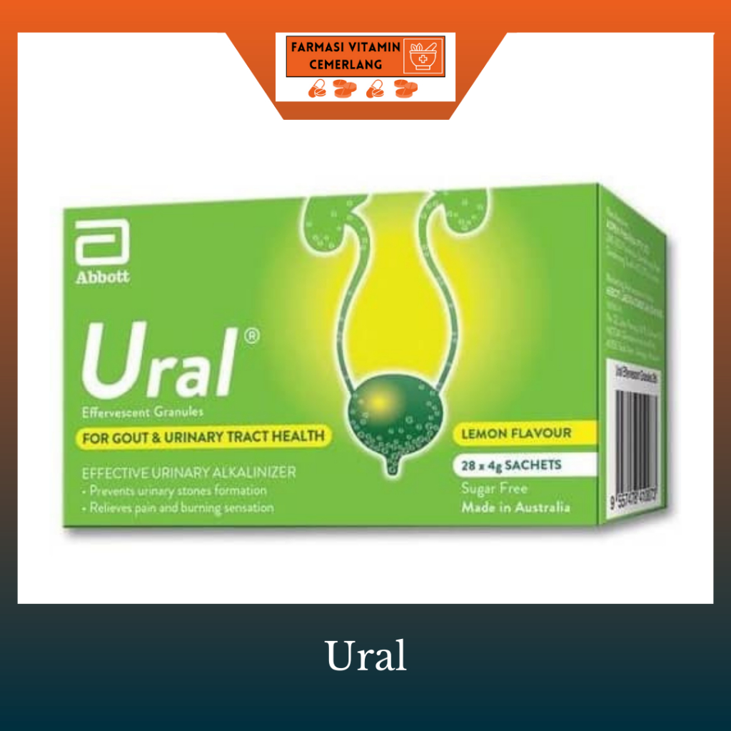 Abbott Ural Effervescent Granules For Gout & Urinary Tract Health ...