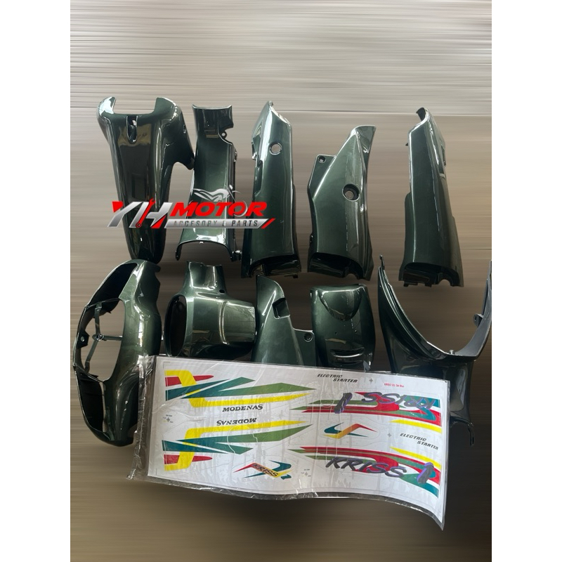 Cover set KRISS Hijau lumut kriss 1 kriss 2 Cavet set Special green ...