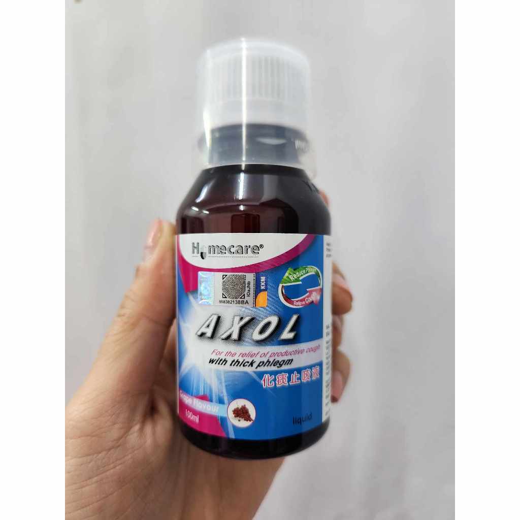 (1CARTON/50BOT) Homecare Axol Liquid Cough Syrup 100ml | Shopee Malaysia