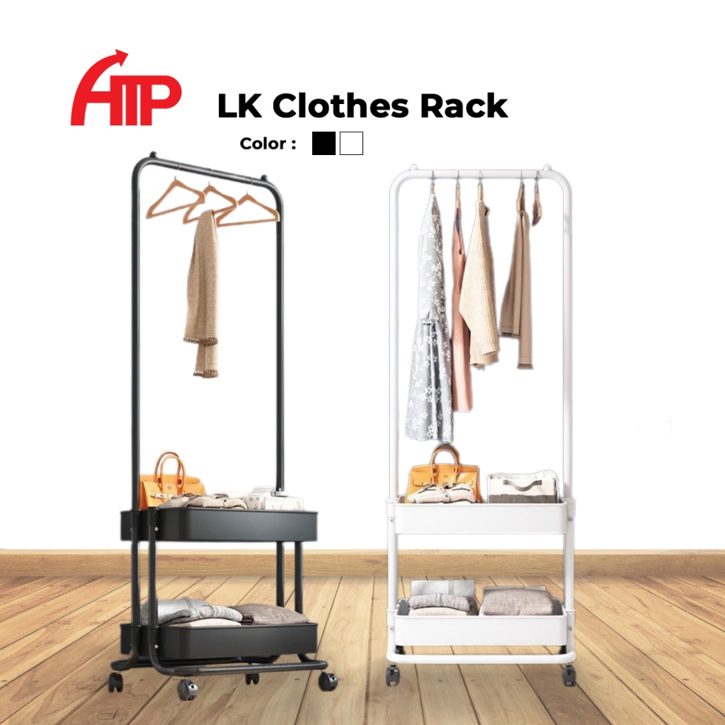 ATP Multipurpose LK Clothes Hanger Space Saving Laundry Drying Rack ...