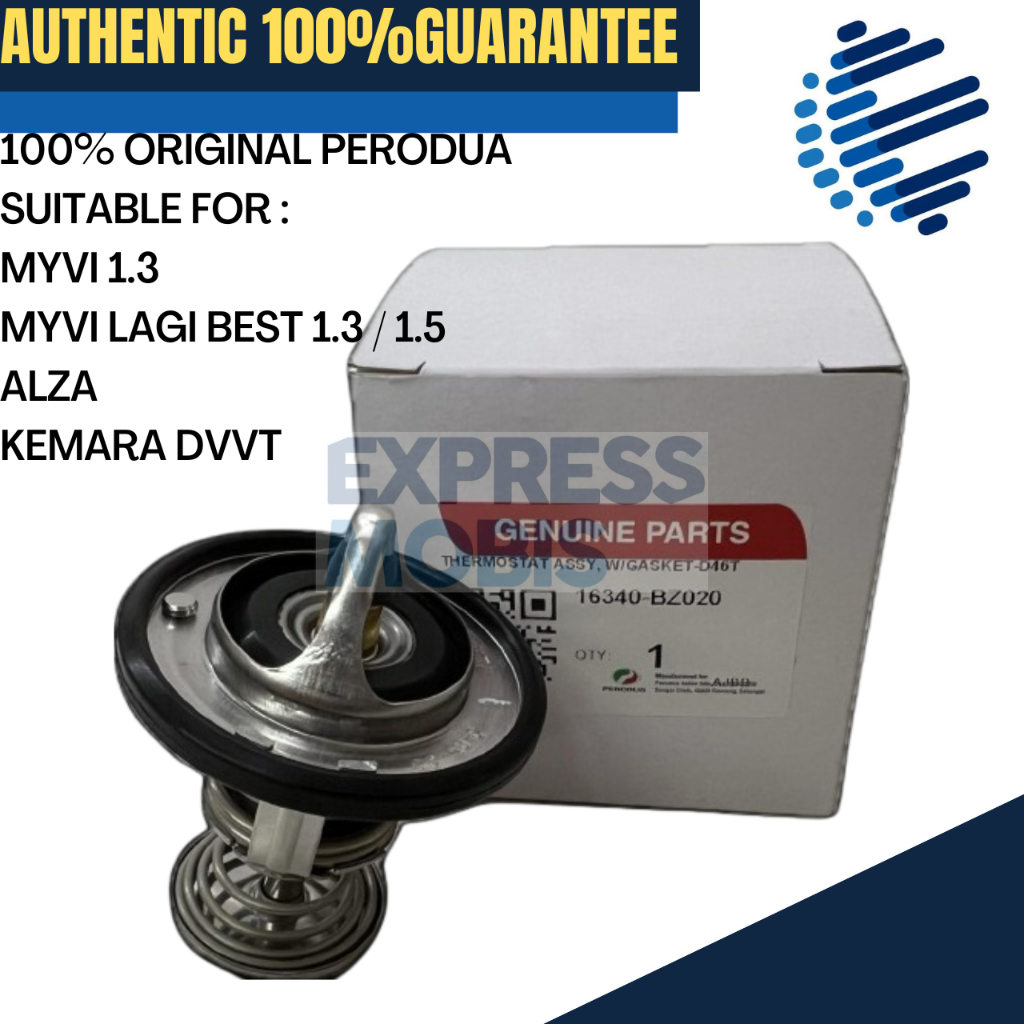 100% ORIGINAL PERODUA THERMOSTAT 16340-BZ020 MYVI 1.3 MYVI LAGI BEST 1.3 / 1.5 ALZA KEMBARA DVVT ...