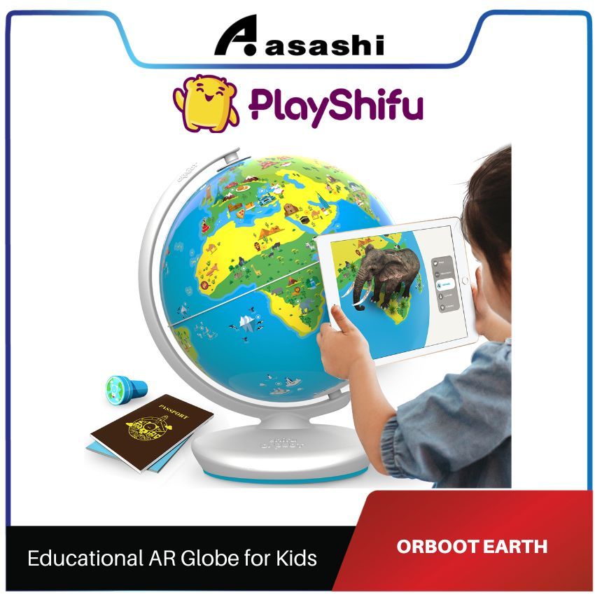PlayShifu Orboot Earth - Interactive AR Globe with 400 Wonders | For ...