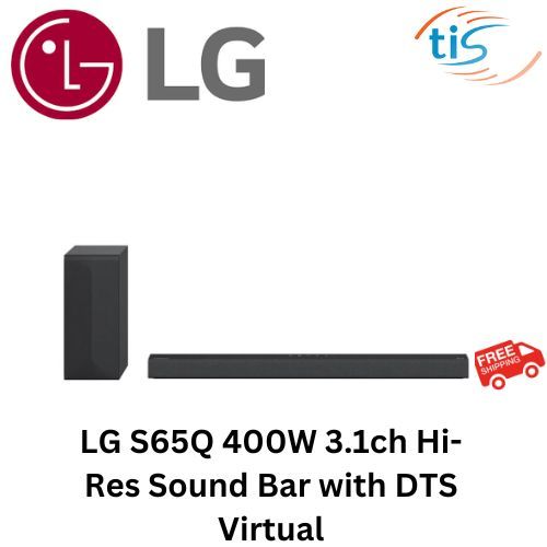 LG S65Q 400W 3.1ch Hi-Res Sound Bar with DTS Virtual | Shopee Malaysia