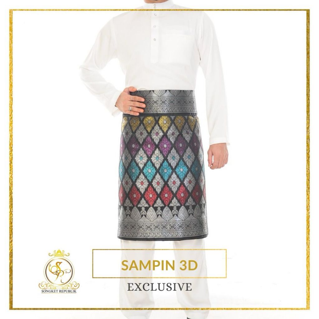 SONGKET REPUBLIK SAMPING TENUN LELAKI SAMPIN RAYA SAMPIN KAWIN SAMPIN ...