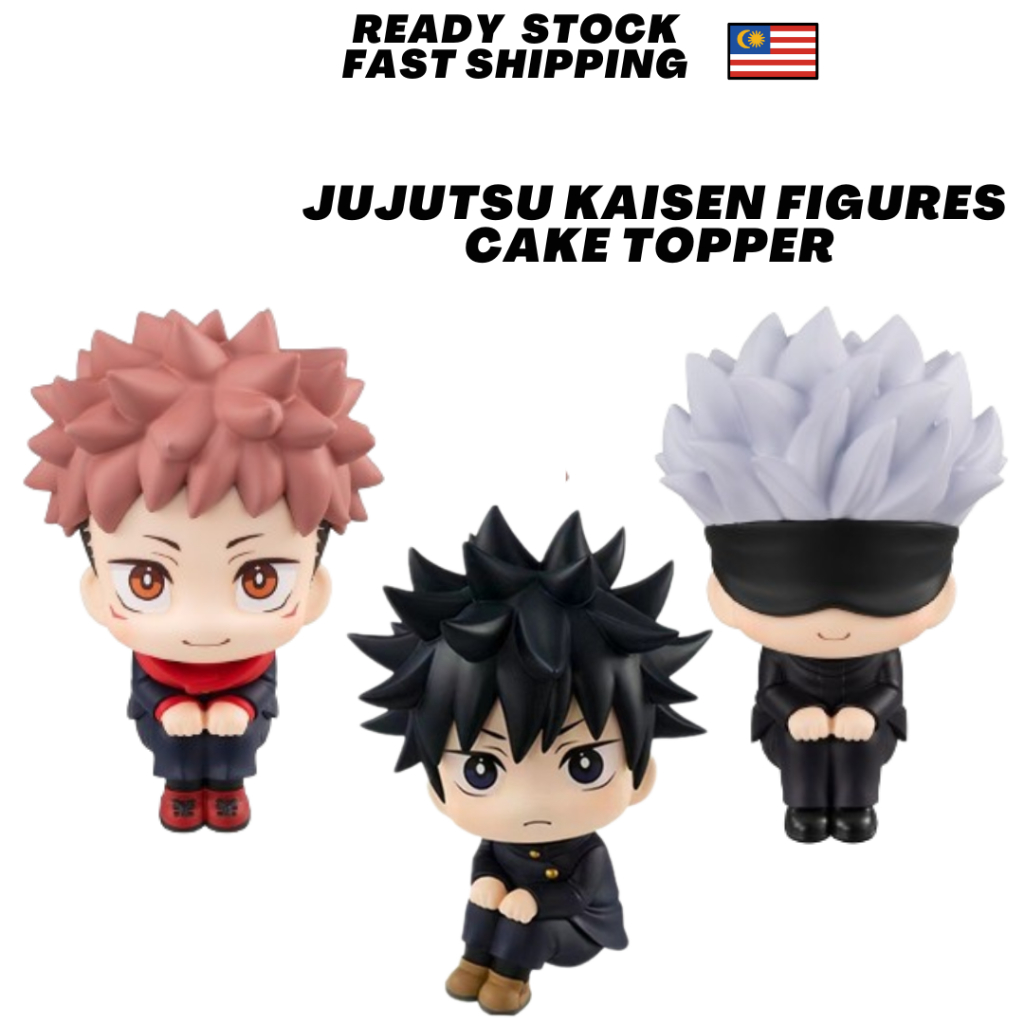 Jujutsu Kaisen Figure Gojo Cake Topper Jujutsu Kaisen Keychain Hadiah ...