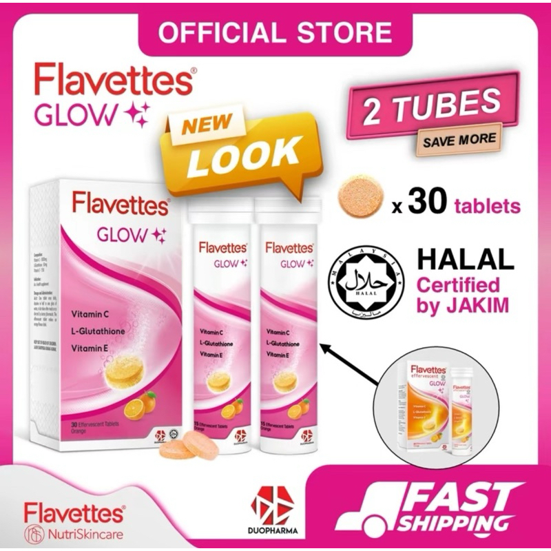 Flavettes Effervescent Glow (30's) | Shopee Malaysia