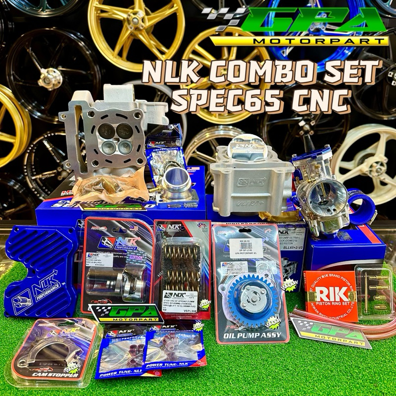 NLK PERFORMANCE COMBO SET SPEC 65 LC135 V1-V7 SUPERHEAD VERSION 5 CNC BLOCK SUPER CERAMIC ...