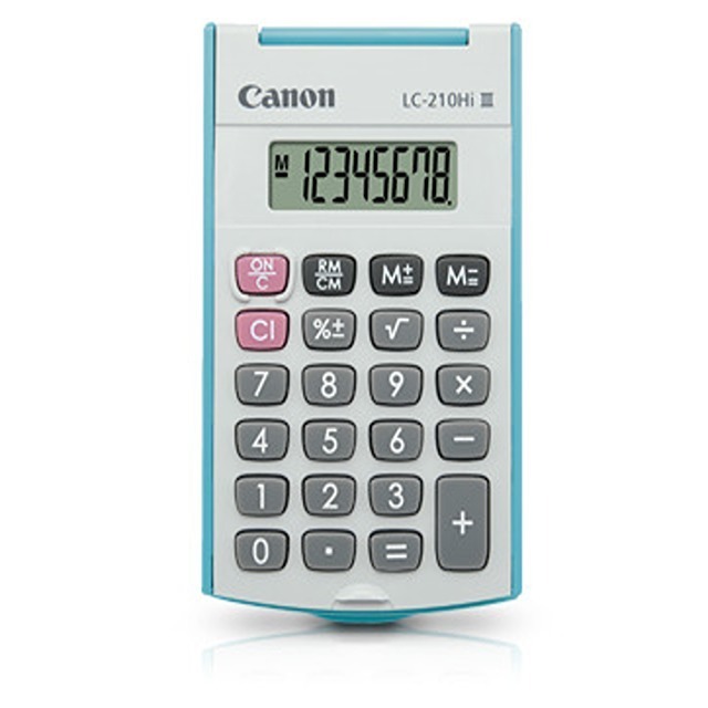 Canon Calculator Hi III Series LS-88Hi III/TX-1210Hi III/WS-1210Hi III ...