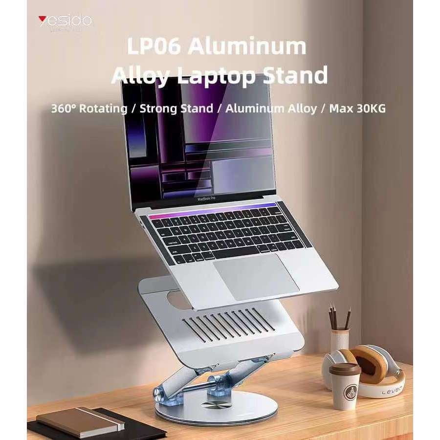 YESIDO LP06 Laptop Stand Aluminum Alloy Adjustable Tablet Laptop ...