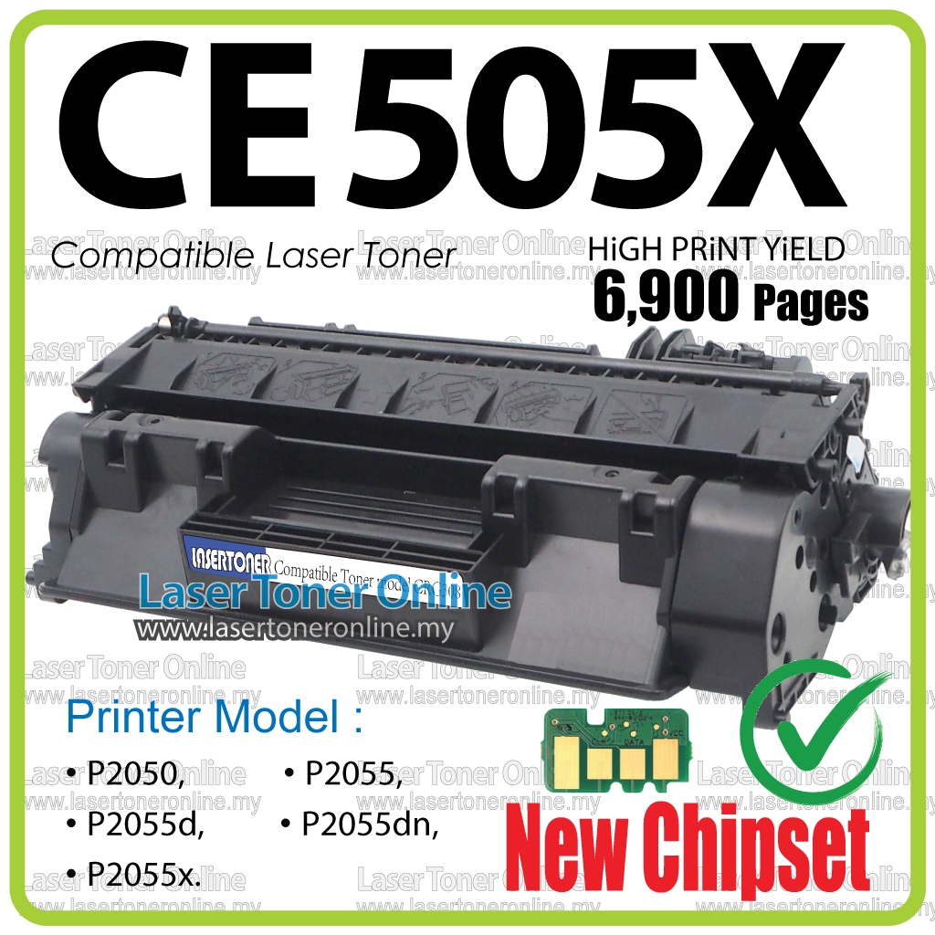Compatible Toner CE505A CE505X HP05A HP Laserjet P2050 P2055 P2055d ...