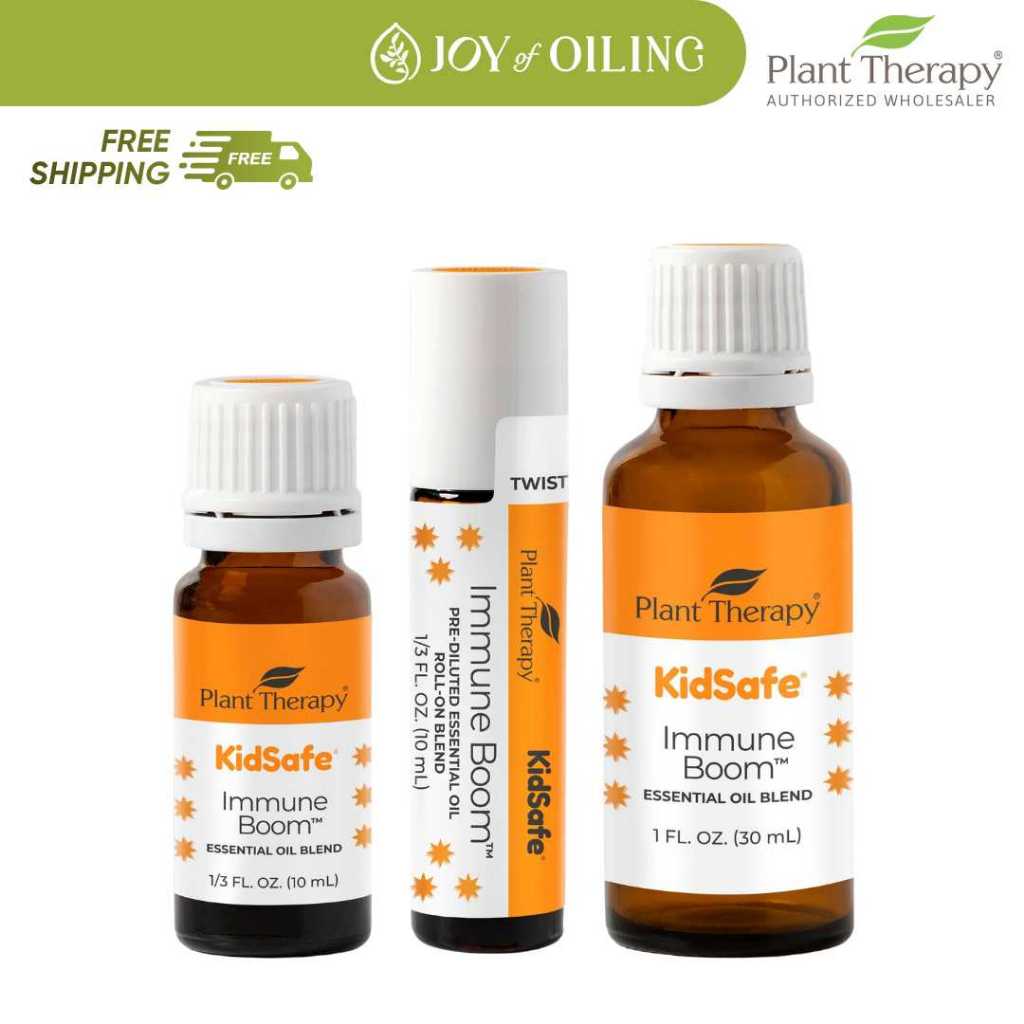 PLANT THERAPY Immune Boom KidSafe Essential Oil (10ml/30ml/100ml/Pre-Diluted Roll-On) | Shopee ...