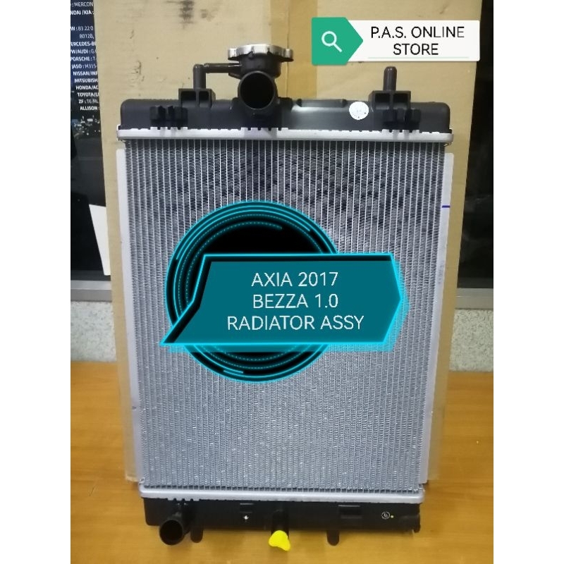 PERODUA AXIA 2017 BEZZA 1.0 RADIATOR ASSY AUTO/MANUAL | Shopee Malaysia