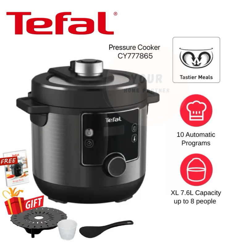 Tefal Turbo Cuisine Maxi Multi cooker Pressure cooker 7.6L CY777865 ...