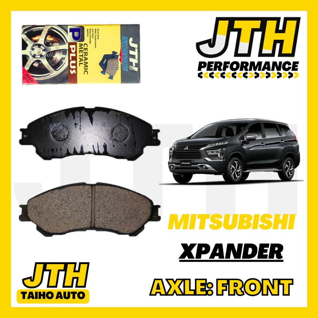 TAIHOAUTO JTH PERFORMANCE Front Brake Pad Mitsubishi Xpander Ceramic Disc Break Pad Depan Brek ...