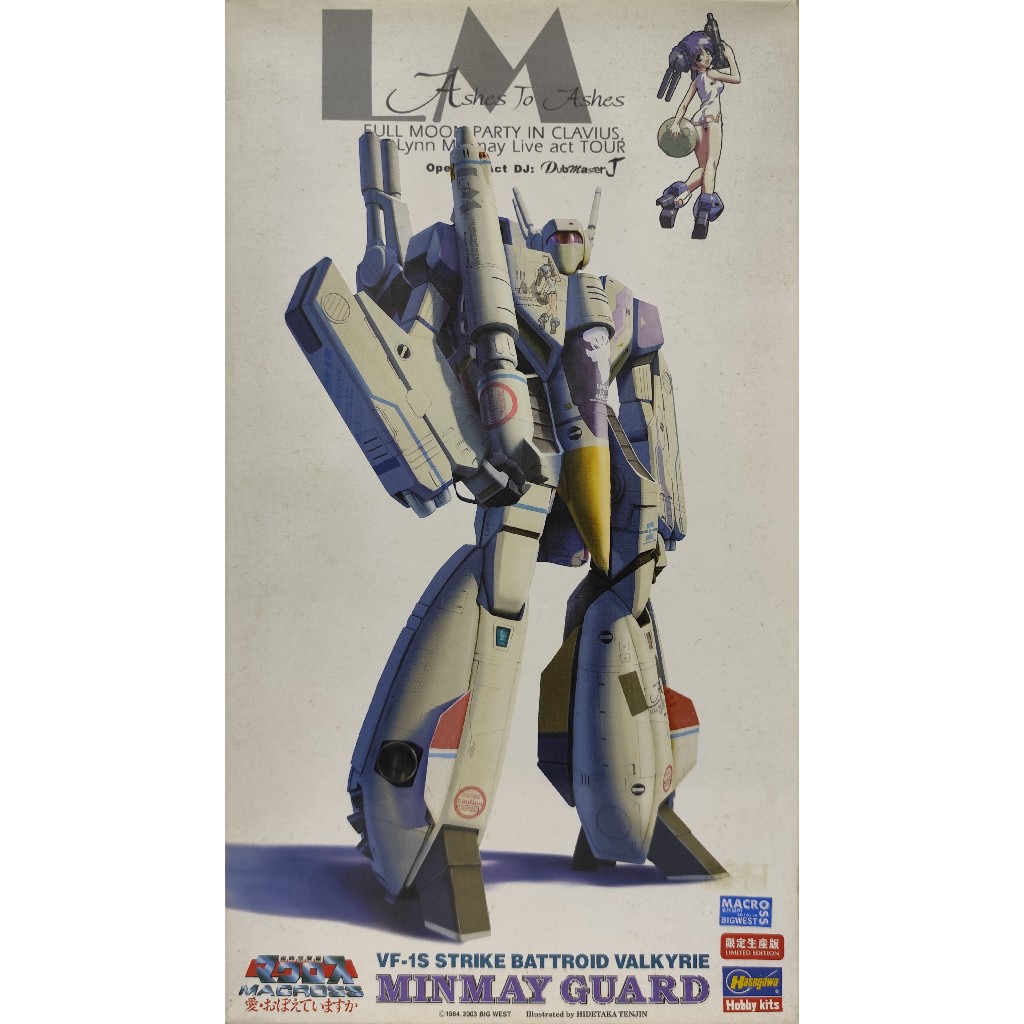 Hasegawa 65768 1/72 MACROSS VF-1S Strike Battroid Valkyrie Minmay Guard ...
