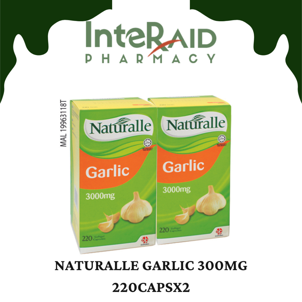NATURALLE GARLIC 300MG 220CAPSX2 | Shopee Malaysia