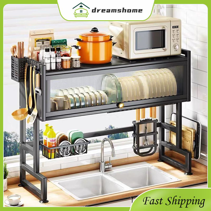 Rak Sinki Cabinet Pinggan Dish Drainer Sink Rack kitchen dish With ...