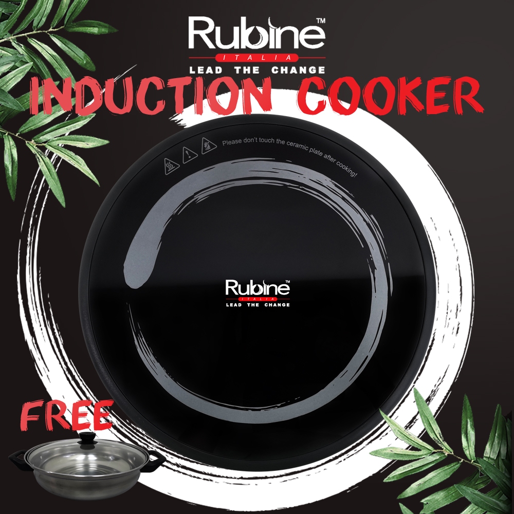 Rubine Electric Ceramic Induction Cooker RIH-ENSO-BL Free Cooking POT ...