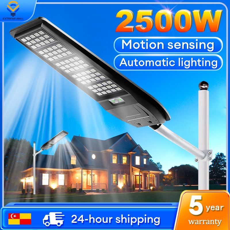 6000W Solar Light Outdoor Lighting Lampu Solar Outdoor Waterproof Lampu ...