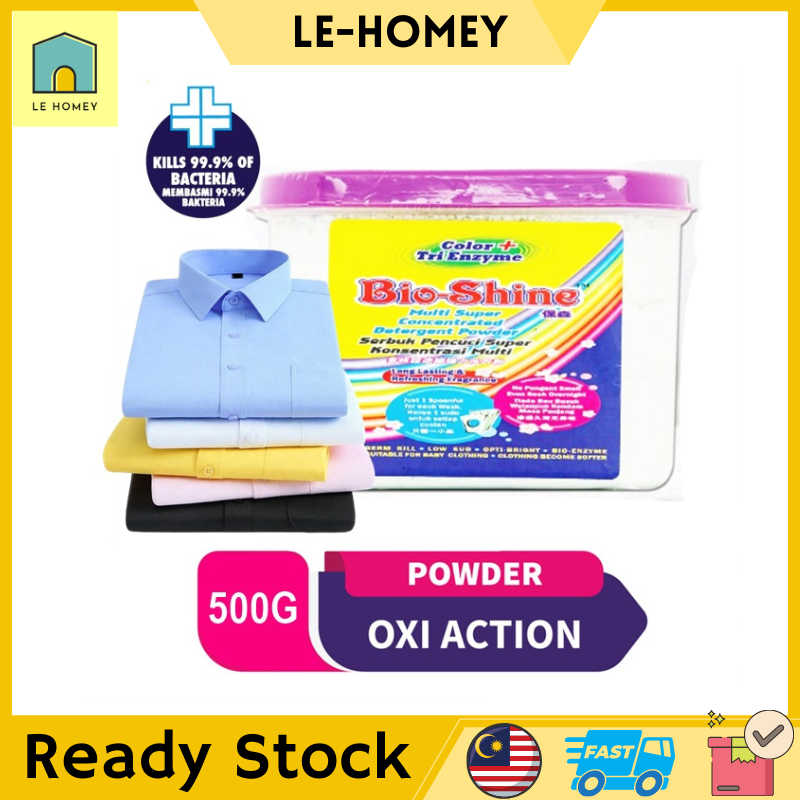 Bio-Shine Laundry Detergent Powder Concentrated /Serbuk Pencuci Pakaian ...