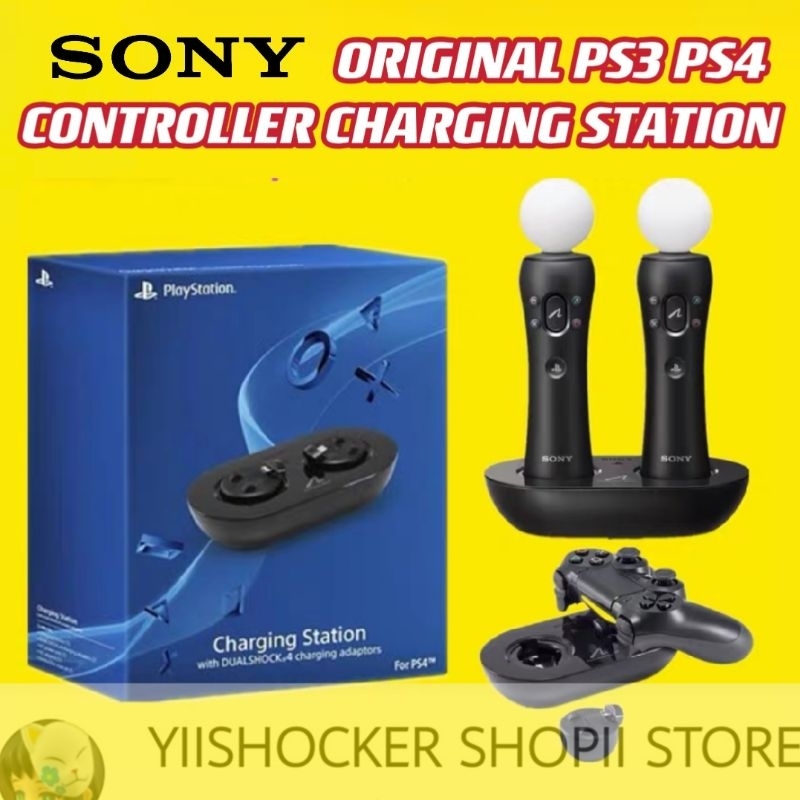 100% ORIGINAL PS3 PS4 Pro Slim Playstation Dual Move Controller ...