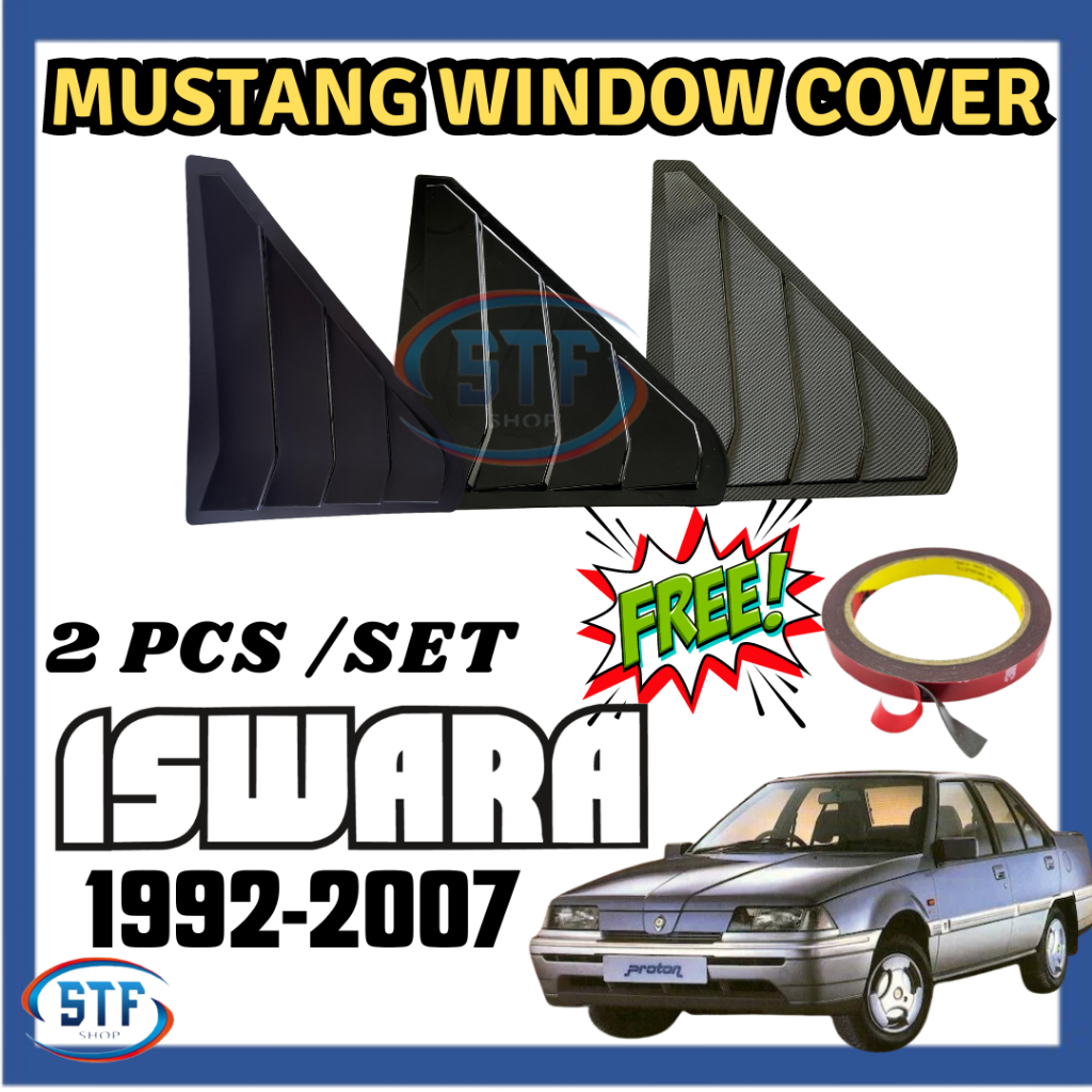 Proton Saga LMST/ Iswara Mustang Window Cover / Rear Window Side Louver ...