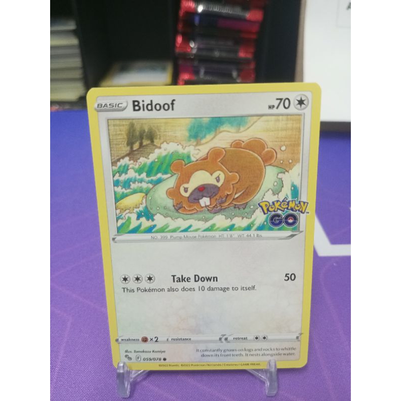 Bidoof 059/078 Pokemon Go | Shopee Malaysia
