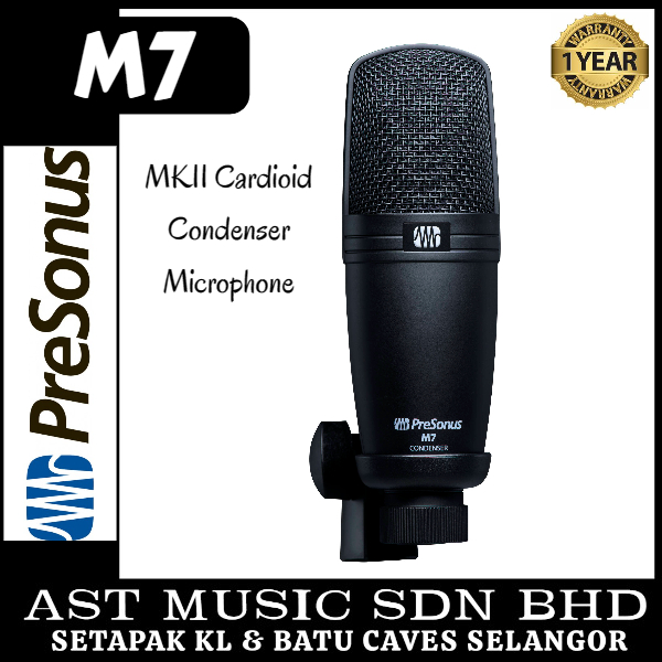 Presonus M7, MKII Cardioid Condenser Microphone (m7) | Shopee Malaysia