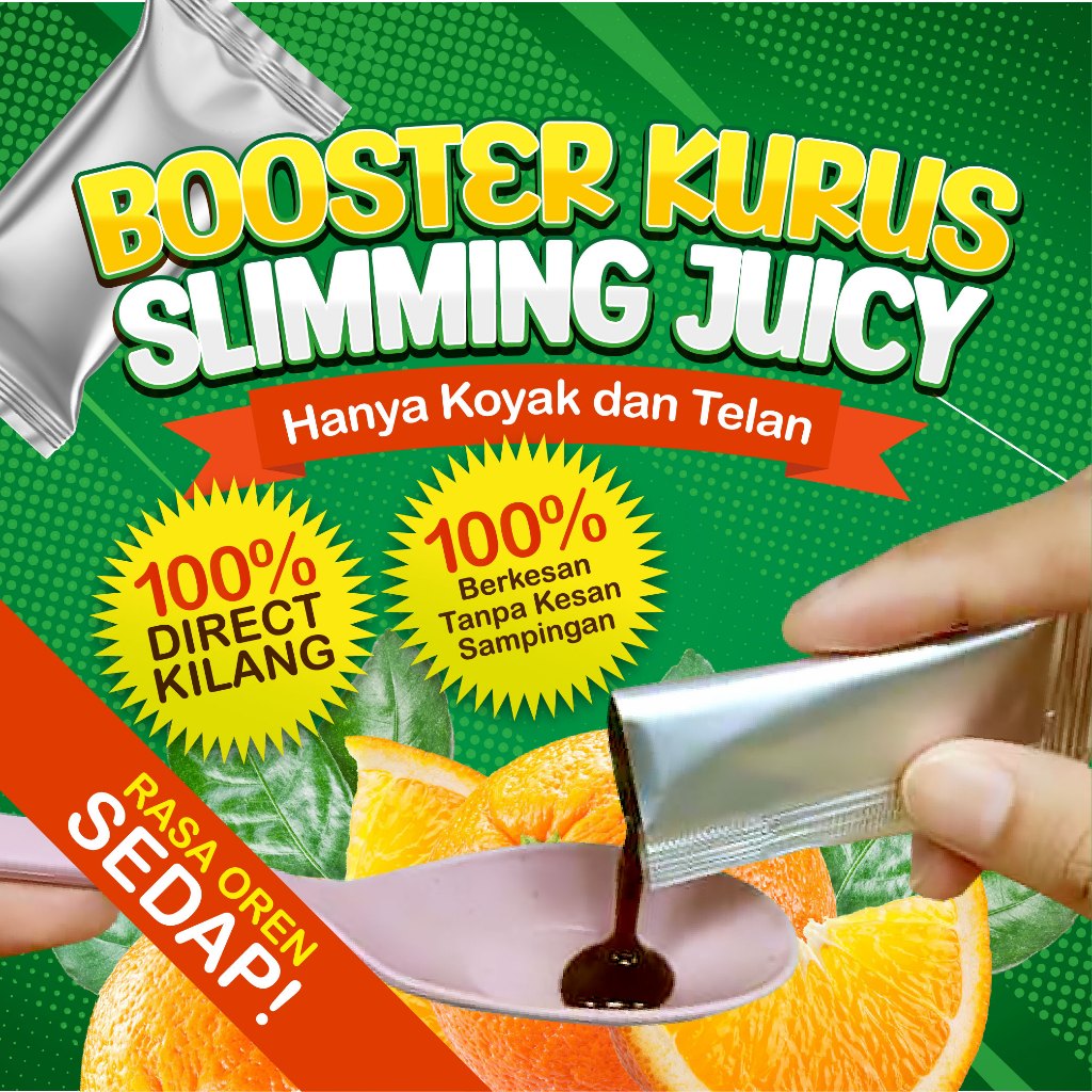 [LULUS KKM] JUS DETOX BOOSTER SLIMMING LEGA SEMBELIT KEMPISKAN PERUT ...